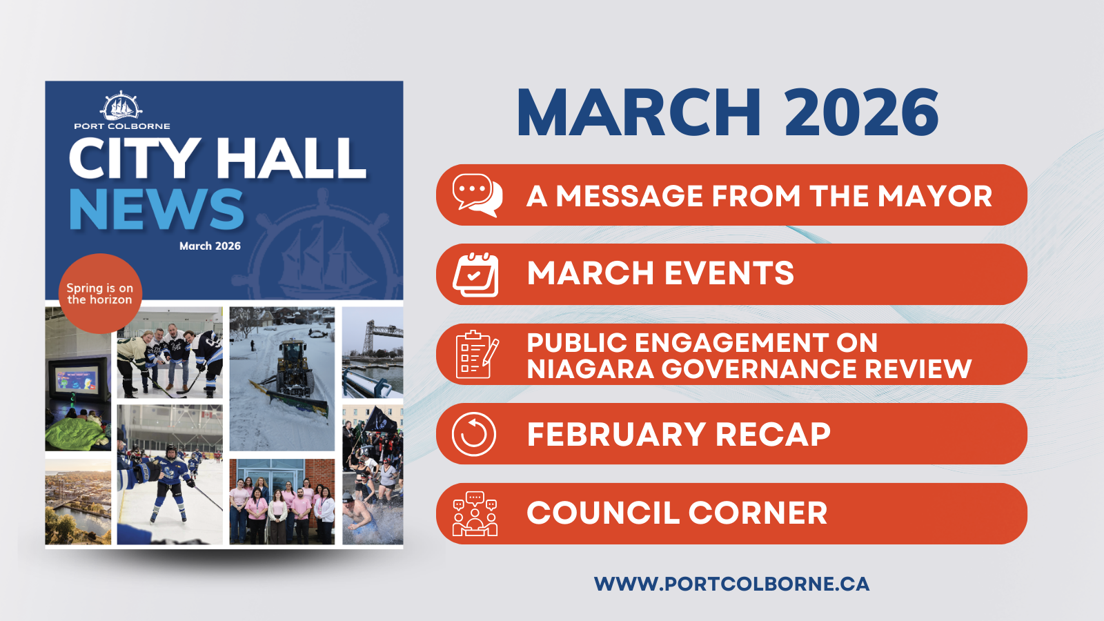 City Hall News - March 2026 - City of Port Colborne